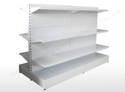 China Hardware Rack Pegboard Expositor Gondola Metal Floor Display for sale