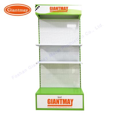 China Multi-Purpose Hardware Stand with LED Light Peg Hook Racks Accessories Display Rack for sale
