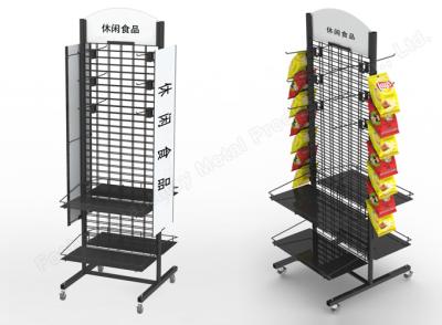 China Movable Wire Display Racks for sale