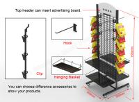 China Movable Wire Display Racks for sale