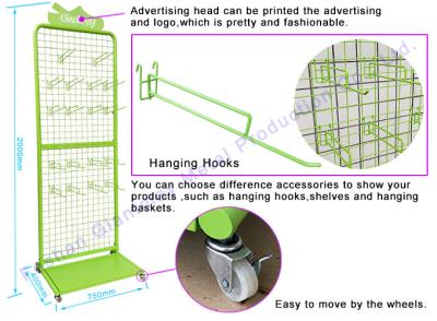 China De Tribune van Chip Rack Metal Wire Display van de winkelaardappel Te koop
