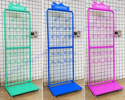 China De Tribune van Chip Rack Metal Wire Display van de winkelaardappel Te koop