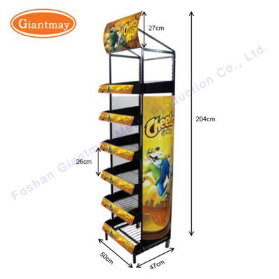Cina Supporto di Chips Display Iron Hanging Basket dello scaffale di Candy in vendita