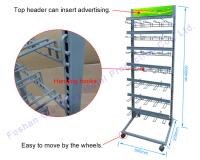 China Multi-Function Display Metal Shelf Small Battery Rack for sale