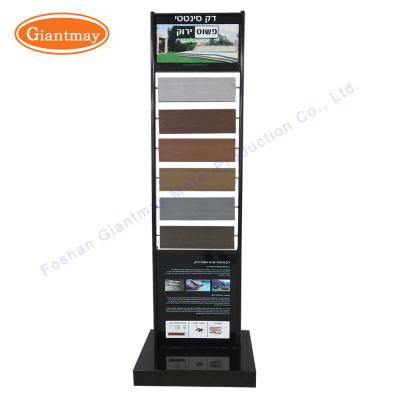 China Granite Ceramic Metal Display Rack Wooden Tile Stand for sale