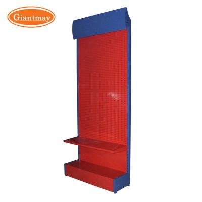 Cina Esposizione del negozio dello scaffale del metallo con Logo Tool Accessories Stand in vendita