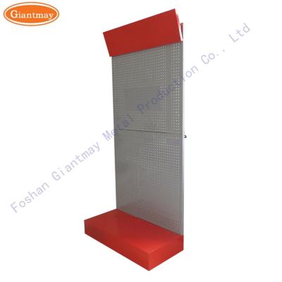 China Professional Accessories Display Pegboards Stand Metal Tool Rack for sale