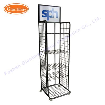Cina Supporto di Chip Rack Metal Wire Display della patata del dettagliante in vendita