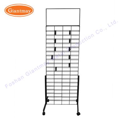 Cina Scaffale di esposizione del supporto del cappello per il metallo Mesh Shelves della vendita al dettaglio in vendita