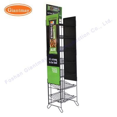 China GM-DR209 Biscuit Chocolate Display Stands Powder Coated For Chips for sale