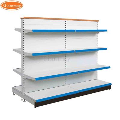 China ODM Supermarket Metal Shelf Rack For Store Floor Standing Display Unit for sale