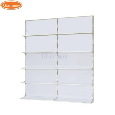 China Store Iron Retail Gondola Shelving Double Sided Supermarket Shelves for sale