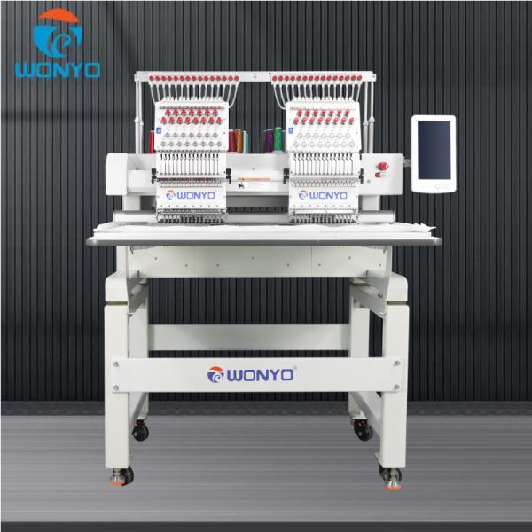 Quality WONYO Black Kong Computerized Embroidery Machine 2 Heads for Baseball Cap and for sale