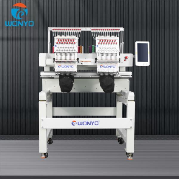 Quality WONYO Black Kong Computerized Embroidery Machine 2 Heads for Baseball Cap and for sale