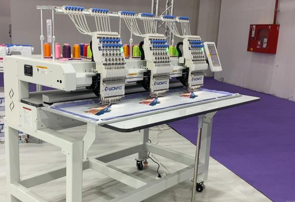Quality Wonyo High-Speed 3-Head Computerized 3D Letters Embroidery Machine with 9-12 for sale