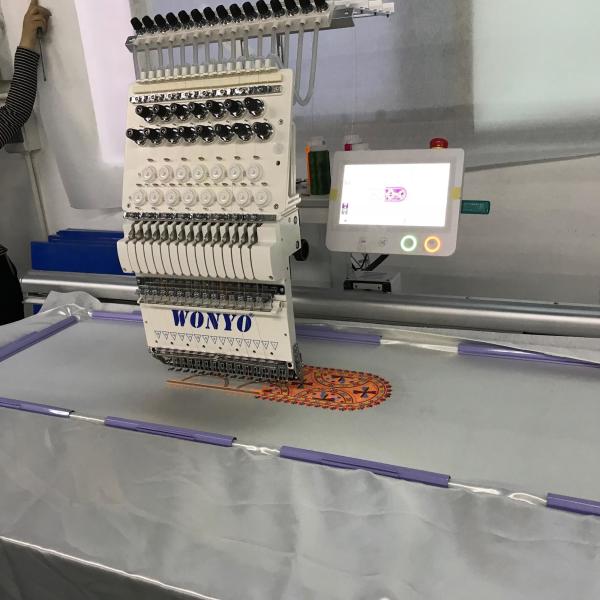 Quality High Speed Single Head 12/15 Colors Sequin and Beads Embroidery Machine for sale