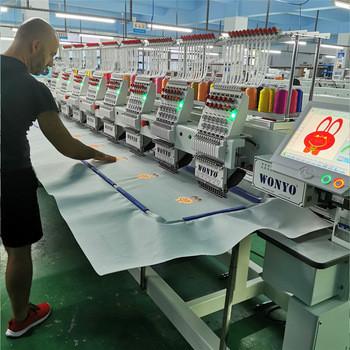 Quality Computer 8 Head Wonyo WY1208C Commercial Embroidery Machine for sale