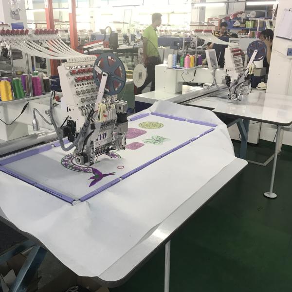 Quality Digital Single Head Flat Embroidery Machine with Sequin and Cording Device for sale