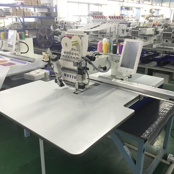 Quality Digital Single Head Flat Embroidery Machine with Sequin and Cording Device for sale
