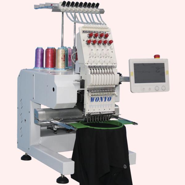 Quality Small Single Head 3d Computerized Embroidery Machine for Clothes and Hats for sale