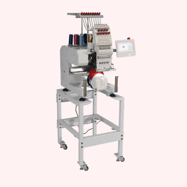 Quality Small Single Head 3d Computerized Embroidery Machine for Clothes and Hats for sale