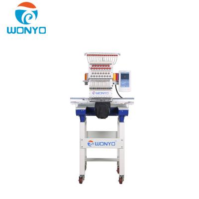 China High-Speed 1200 RPM Single Head Embroidery Machine for Cap and T-Shirt Core Motor Assembly for sale