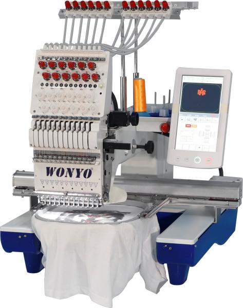 Quality 12 Needles Single Head Embroidery Machine for sale