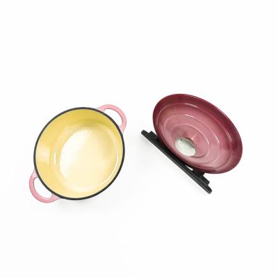 China Chef Cast Iron Oval Dutch Oven Enamel Cast Iron Pot With Lid for sale