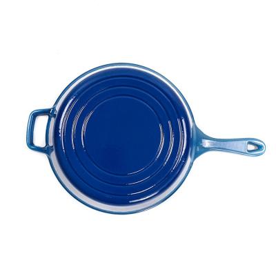 China 3 Quart Gietijzeren Koekenpan Braadpan 2 In 1 Bakken Multifunctioneel Te koop