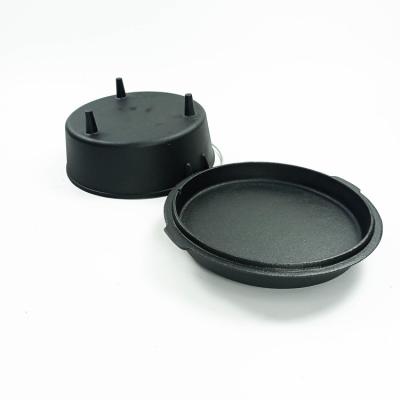 China OEM Cast Iron Dutch Oven Pre Seasoned Dutch Oven With Leg For Camping for sale