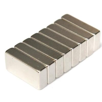 China 20x10x5mm Grade Block Neodymium Super Strong Cuboid Rare Earth Magnets N52 for sale