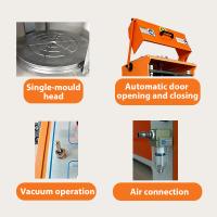 China Semi-Automatic Vacuum Centrifugal Casting Machine 1.5kW 18 Inch for Zinc Alloy Badges for sale