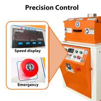 China Semi-Automatic Vacuum Centrifugal Casting Machine 1.5kW 18 Inch for Zinc Alloy Badges for sale