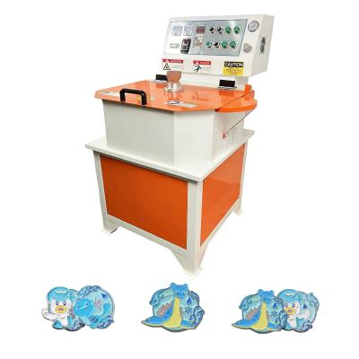 China Manual Centrifugal Casting Machine Zinc Alloy Cute Pin & Metal Pin Centrifugal Equipment for sale