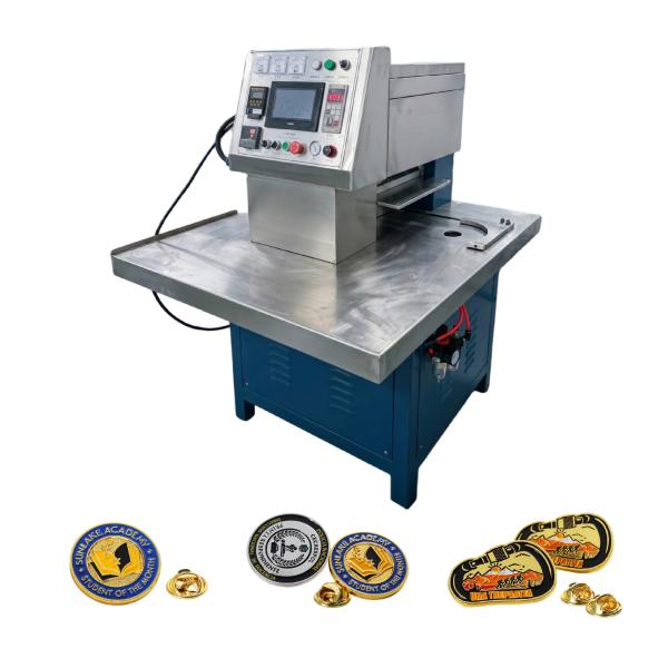 Quality Full Automatic Jewelry Badges Casting Machine with Vacuum System for Metal Lead Alloy Materials for sale