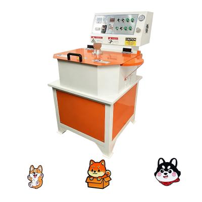 China Manual Centrifugal Casting Machine For Zinc Alloy Cute Dog Lapel Pin Badge for sale