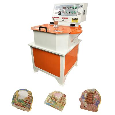 China Manual Centrifugal Caster Zinc Alloy City Souvenir Metal Fridge Magnet Equipment for sale