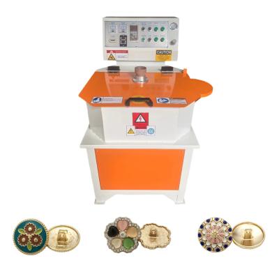China Luggage Alloy Buttons Spin Casting Machine Zinc Tin Alloy Metal Snap Production Equipment for sale