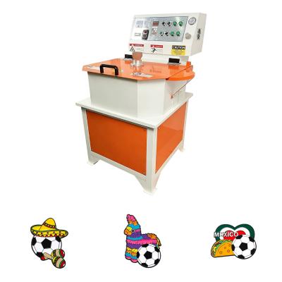 China Manual Spin Casting Machine for Match Commemorative Soccer Pin Metal Medal Sports Award Badge Production Machine for sale