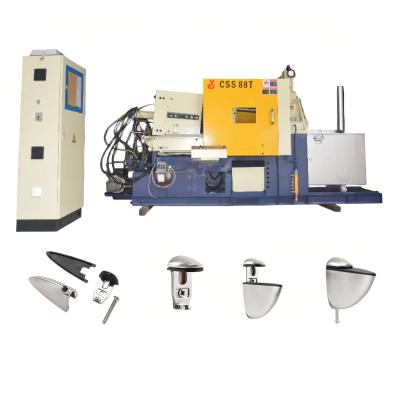 China 88T Hot Chamber Die Casting Machine Zinc Alloy Glass Clip Diecast Machine Glass Clamp Die Casting Machine for sale