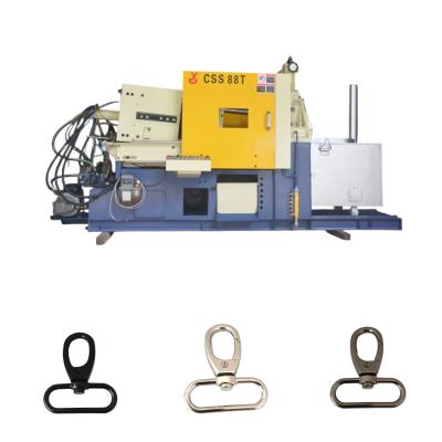 China 88T Die Casting Machine for Handbag Hardware Accessories Swivel Hook Alloy Dog Buckles Zinc Die Casting Machine for sale