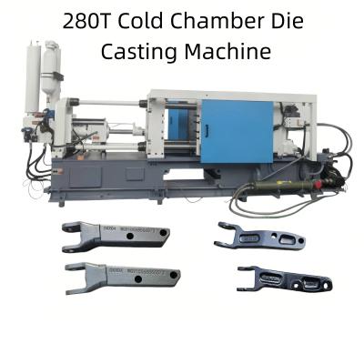 China Cold Chamber Die Casting Machine ADC12 Shock Absorber Arm Diecast Machine Automotive Shock Bracket Machine for sale