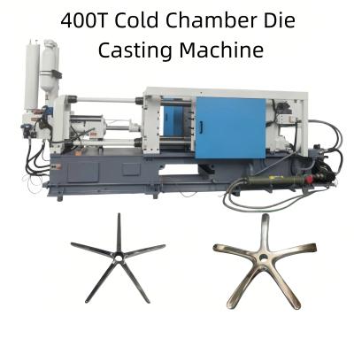 China Aluminum Alloy Cold Chamber Die Casting Machine Swivel Chair Base Diecast Machine for sale