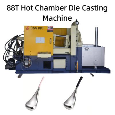 China 88T High-Productivity Hot Chamber Die Casting Machine for Multi-Cavity Mass Production of Zinc Alloy Skin Care Massager Bodies for sale