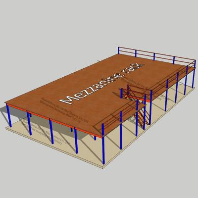 China 6.5T structureel Mezzanine Vloerrek Q235B Te koop