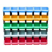 China Hanging Stackable Plastic Bins 50kg Stacking Storage Boxes for sale