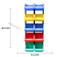 China Hanging Stackable Plastic Bins 50kg Stacking Storage Boxes for sale
