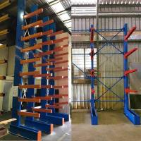 China 2500kg Q235B Cantilever Timber Racking System Single Sided Custom Sizes for sale