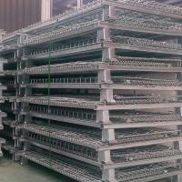 China 500kg Collapsible Wire Mesh Storage Cage Foldable Stackable Container ODM for sale
