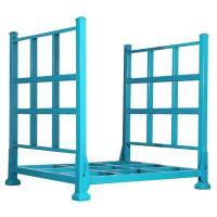 China Galvanized Pallet Stacking Rack 1500kg Capacity Customizable Tire Storage Rack for sale